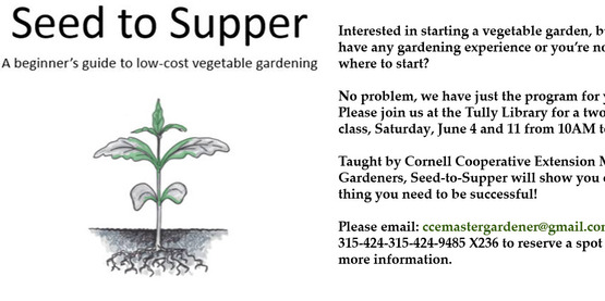 Cornell Cooperative Extension | Seed to Supper