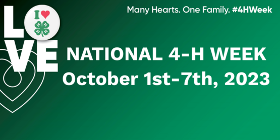 Cornell Cooperative Extension | National 4-H Week 2023: I Heart 4-H!