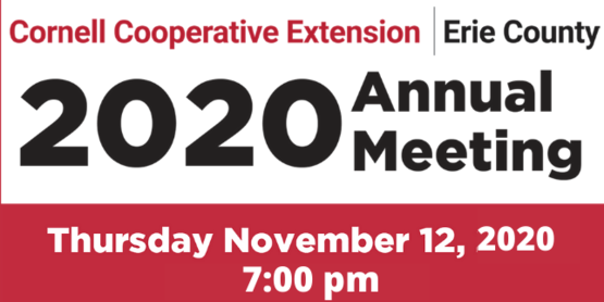 Cornell Cooperative Extension | CCE Erie Virtual Annual Meeting 2020