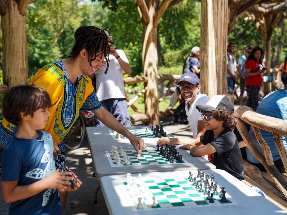 Chess & Checkers House | Central Park Conservancy