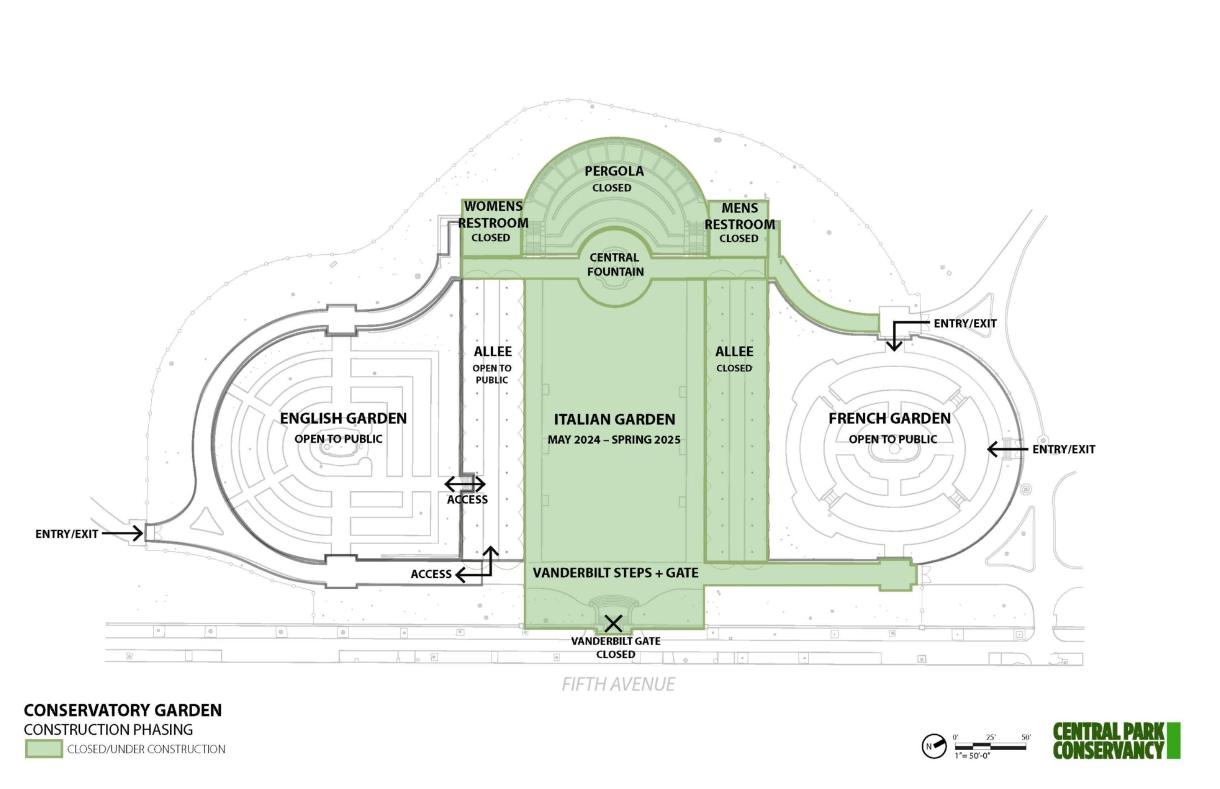 Restoration of the Conservatory Garden | Central Park Conservancy