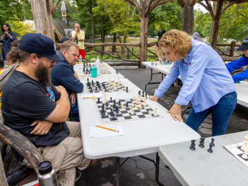 Chess & Checkers House | Central Park Conservancy