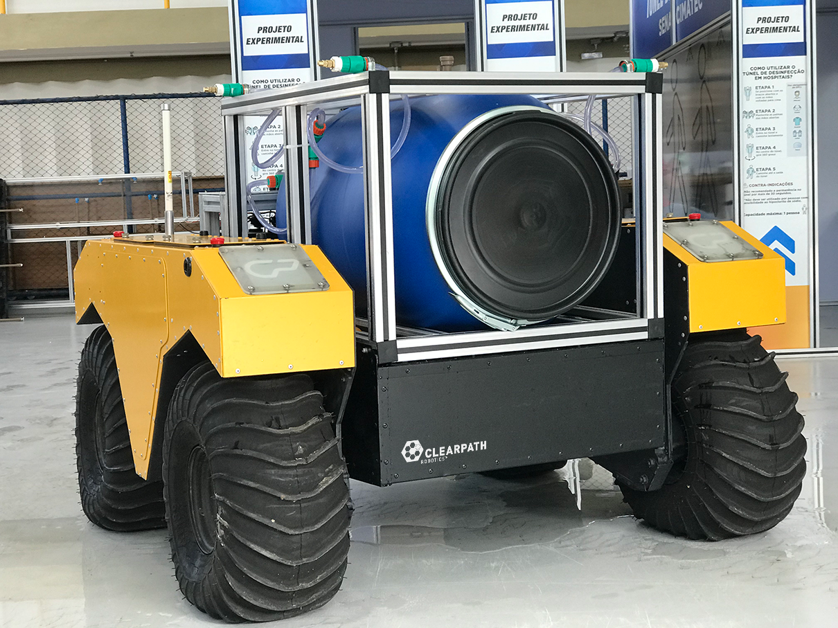 Warthog UGV Joins Fight Against COVID-19 - Clearpath Robotics