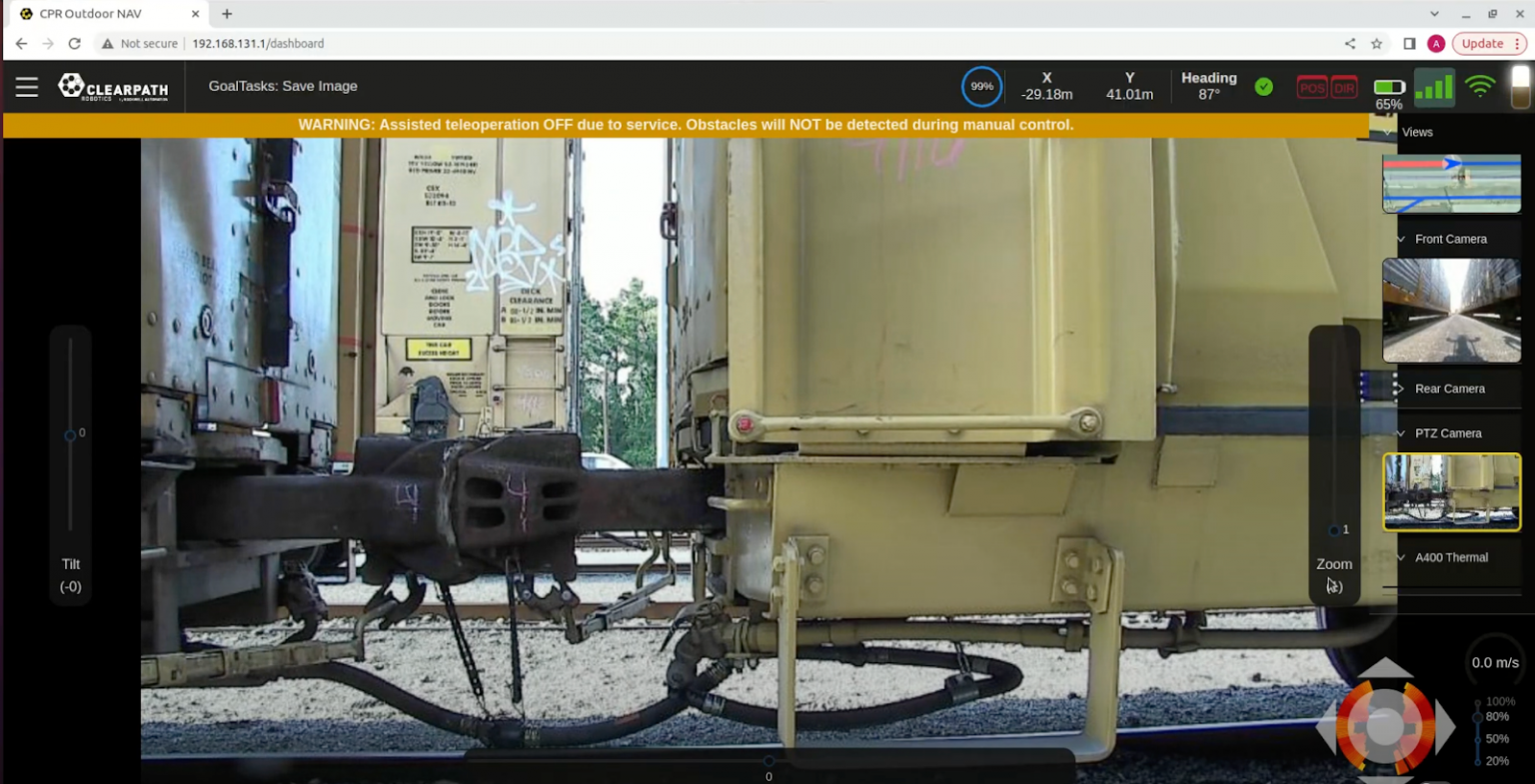 Automating the Rail Yard with Husky Observer - Clearpath Robotics