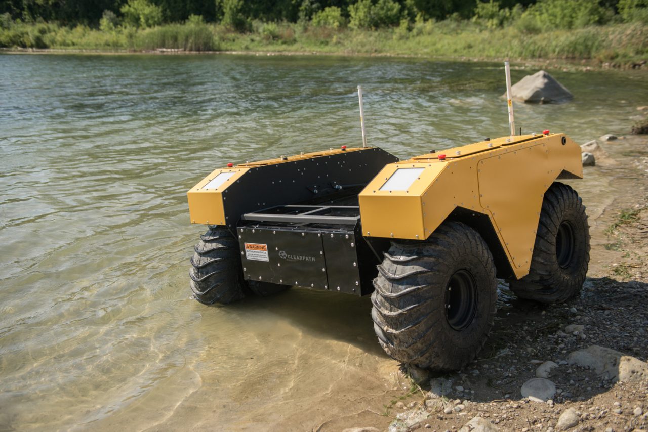 Warthog Unmanned Ground Vehicle Robot - Clearpath
