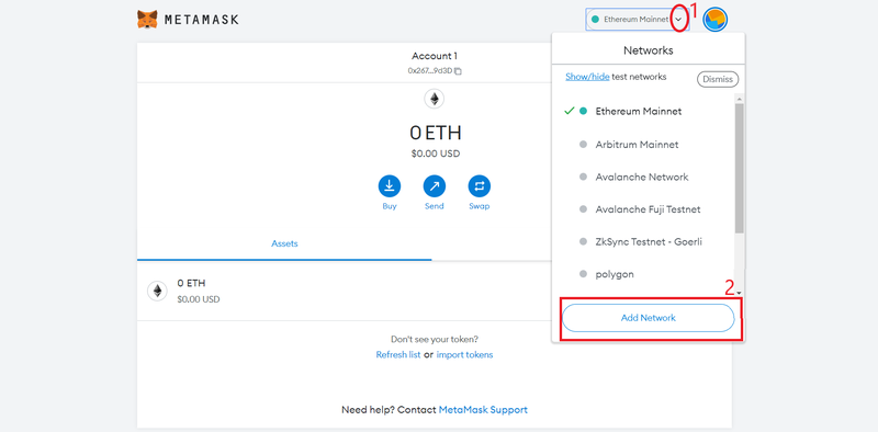 How to Add zkSync to MetaMask | CoinGecko