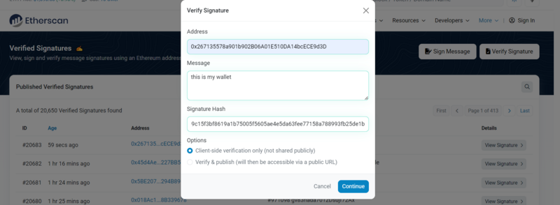 Signing a Message on Ethereum | CoinGecko