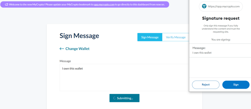 Signing a Message on Ethereum | CoinGecko
