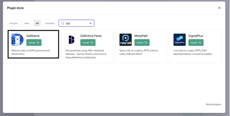 How To Use DefiLlama's ChatGPT Plugin For Crypto | CoinGecko