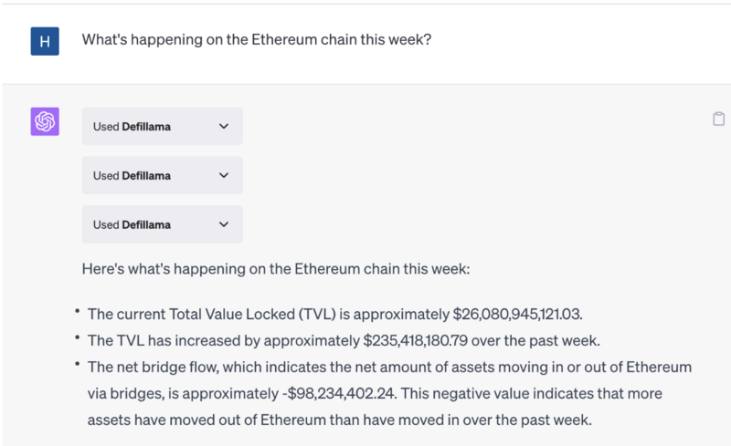 How To Use DefiLlama's ChatGPT Plugin For Crypto | CoinGecko