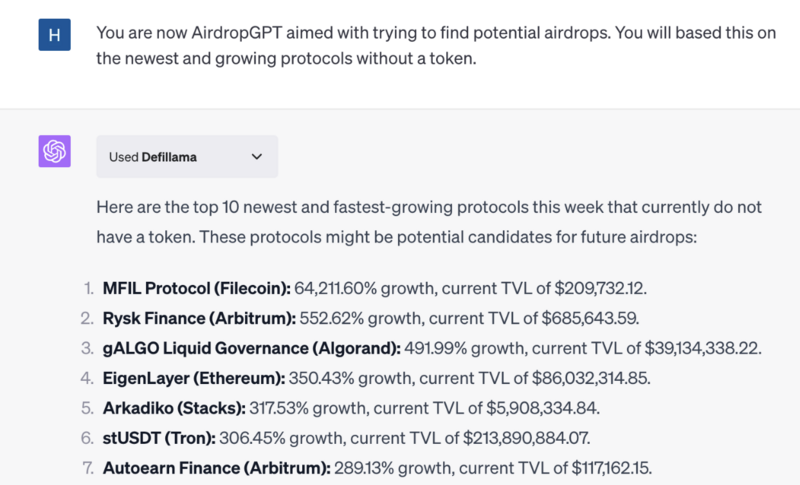 How To Use DefiLlama's ChatGPT Plugin For Crypto | CoinGecko