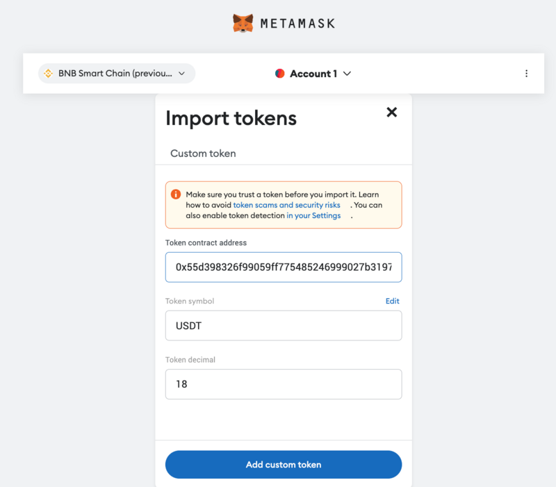 How to Add BNB Smart Chain (BSC) to MetaMask | CoinGecko