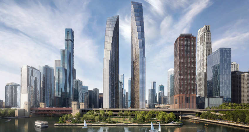 Plan To Replace Abandoned Chicago Spire Site With Two Apartment ...