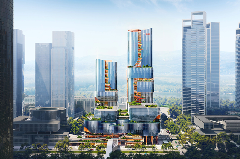 Shenzhen's New High-Rises to Transform Skyline with Vertical Greenery - Council on Vertical Urbanism