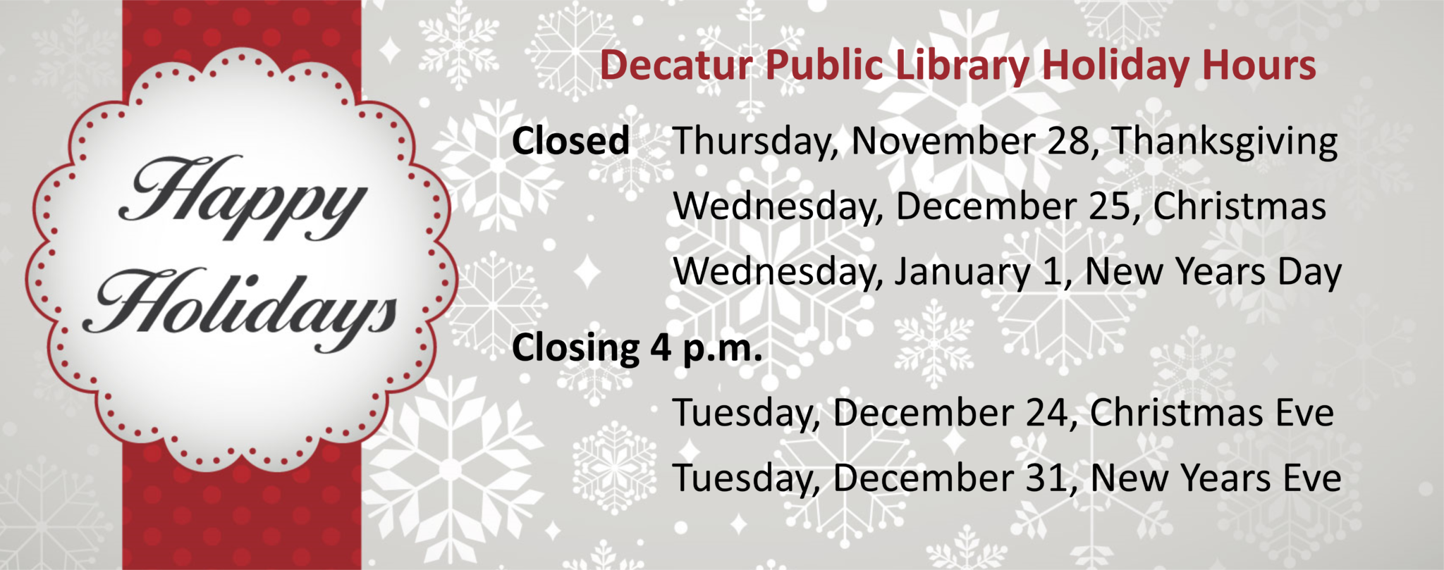 Home | Decatur Public Library