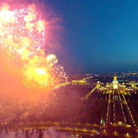 Victory Day firework show from a quadcopter | Flite Test