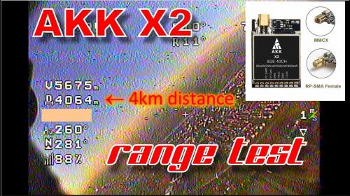 AKK X2 5.8GHz VTX for very long range | Flite Test