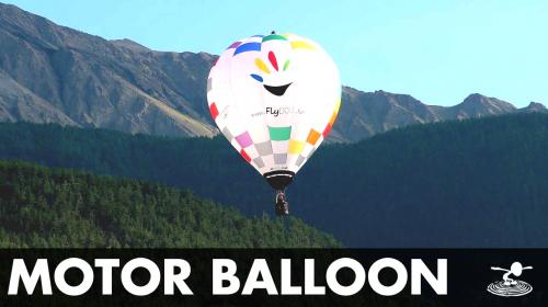 Hot Air Balloon with an Outboard Motor | Flite Test