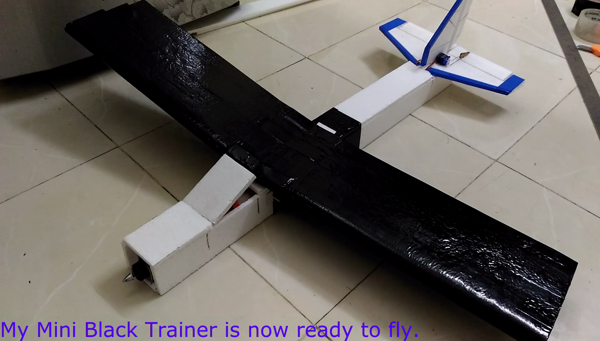 Mini Black Trainer Scratch Build Using KFM Airfoil | Flite Test