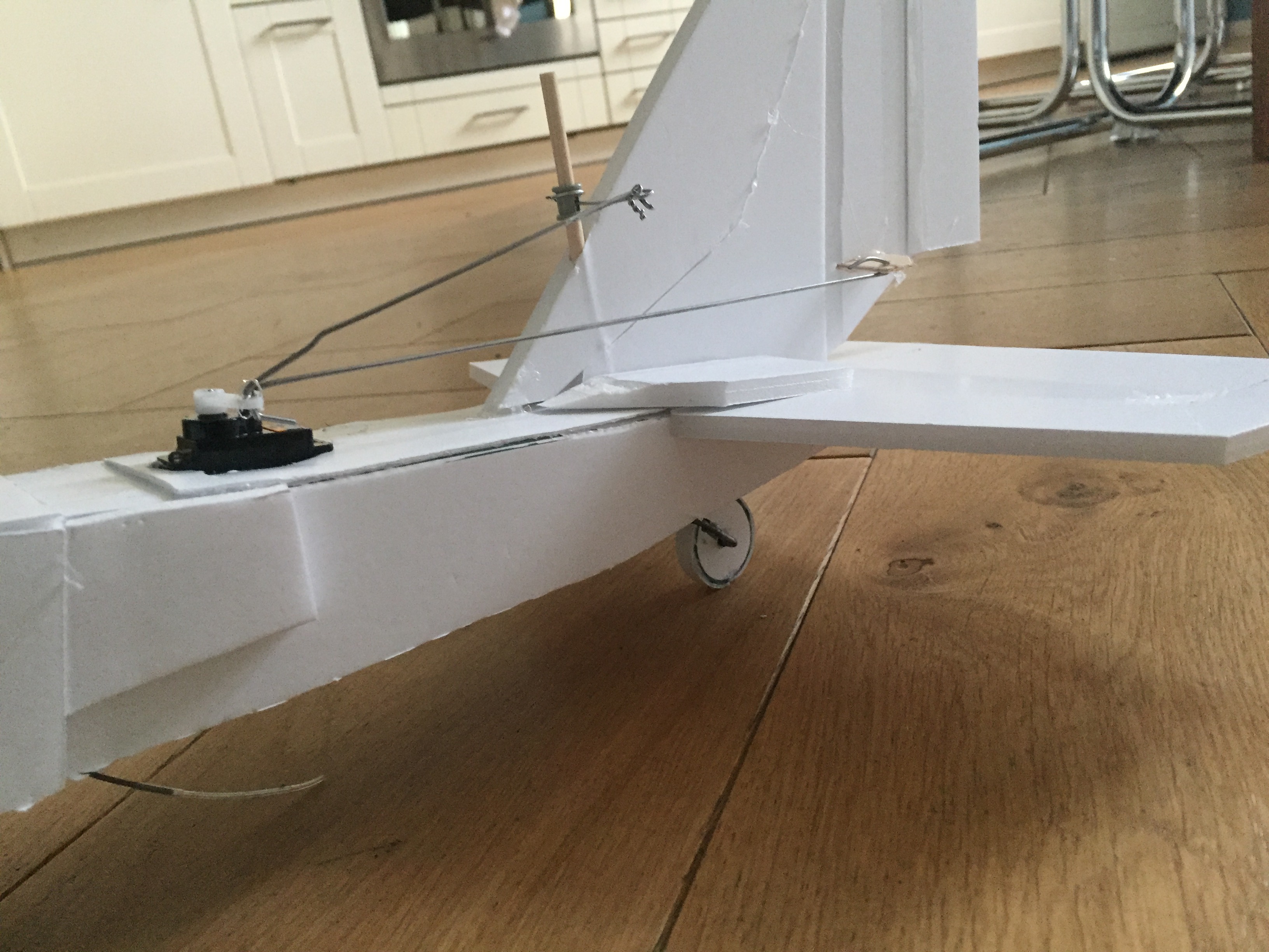 My first self-made Foamboard high wing plane | Flite Test