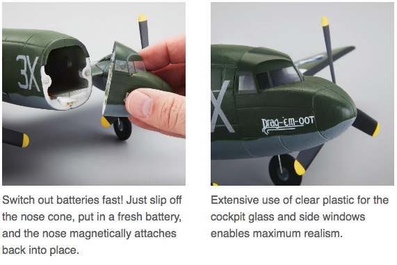 Micro Douglas DC-3 Airliner - New From Flyzone | Flite Test