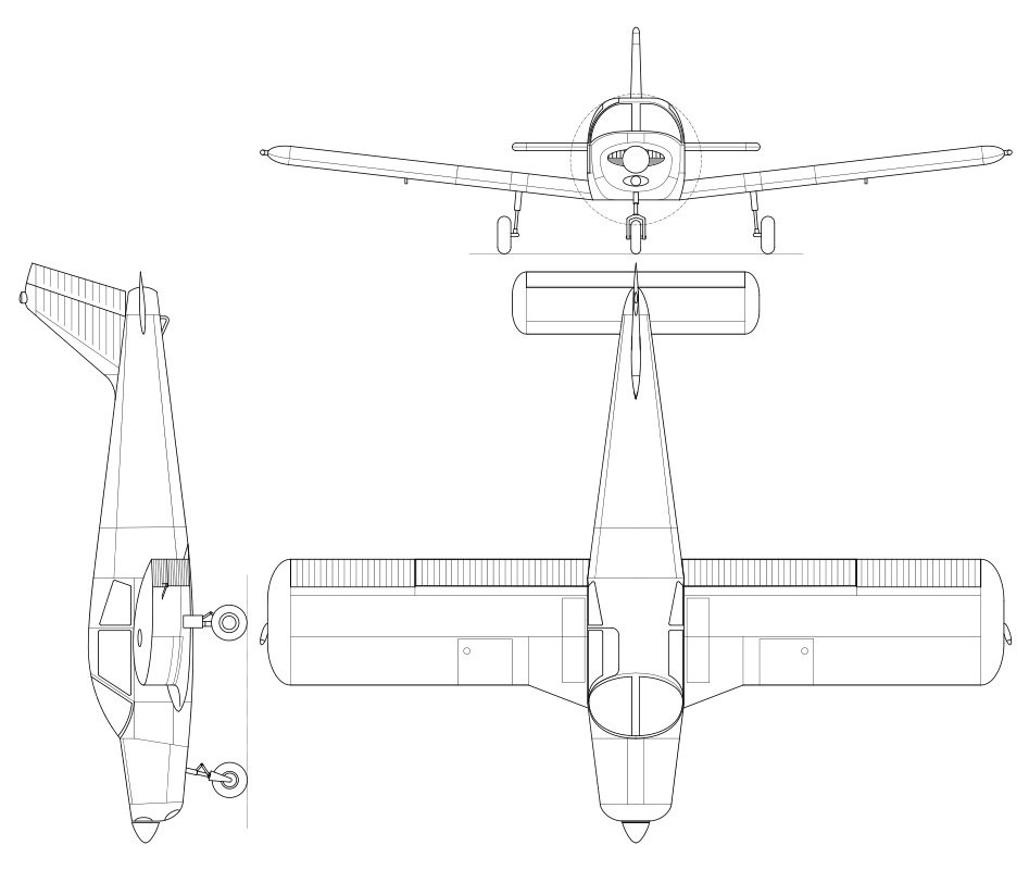 Scratch Built Piper Archer II | Flite Test