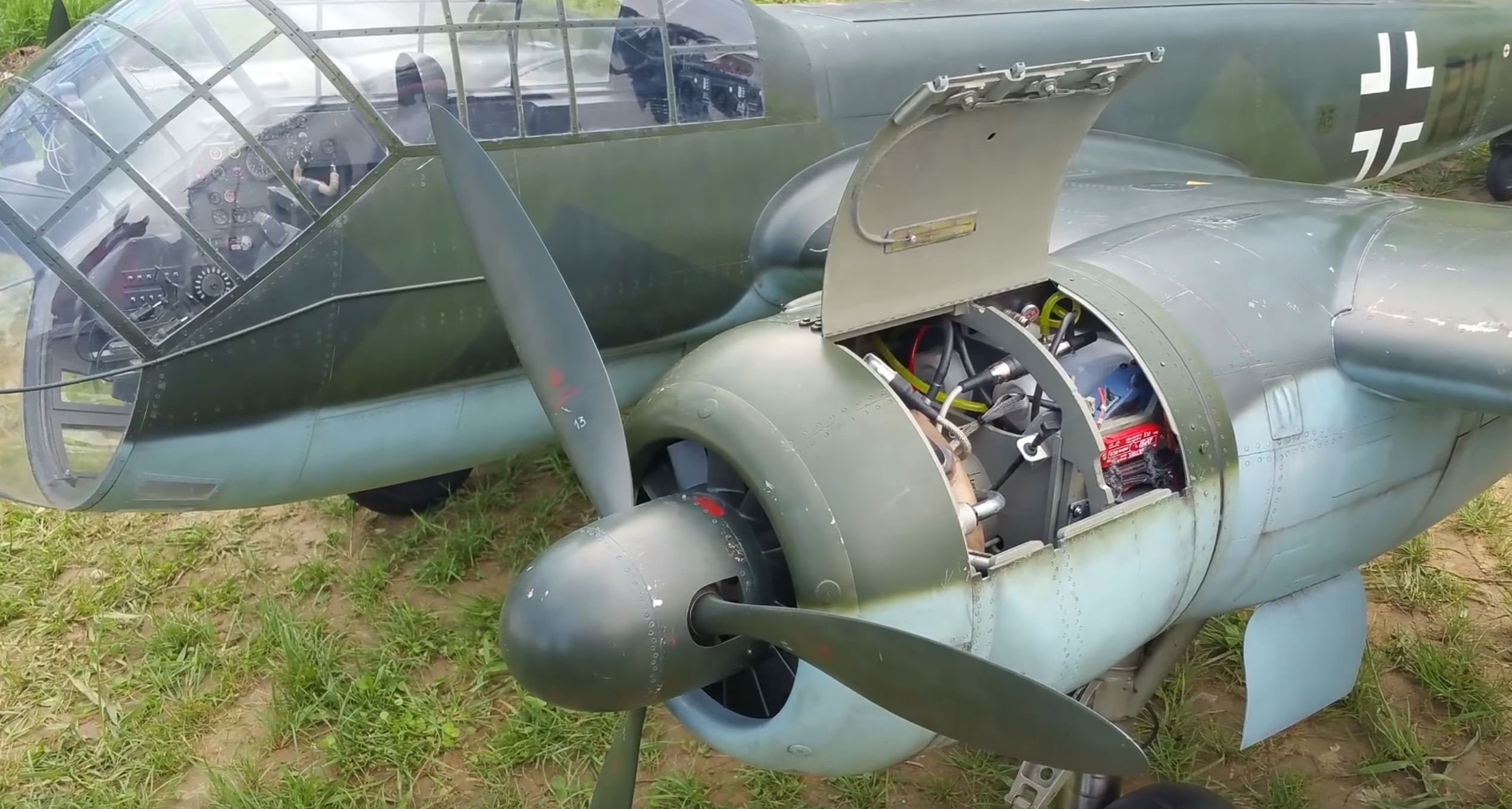 Check Out the First Flight of a 1/4 Scale JU-188 | Flite Test