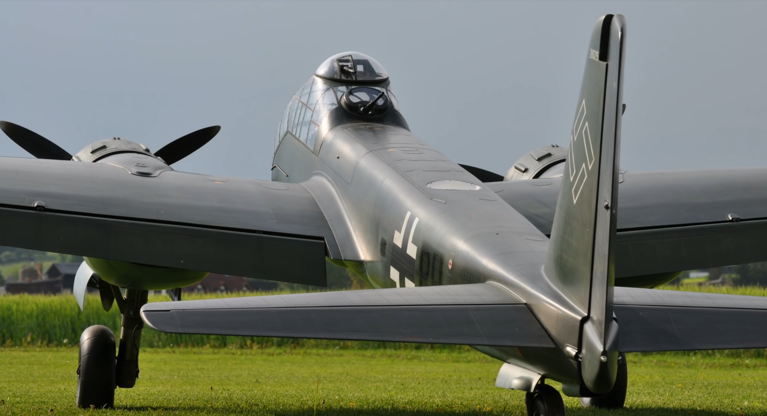 Check Out the First Flight of a 1/4 Scale JU-188 | Flite Test