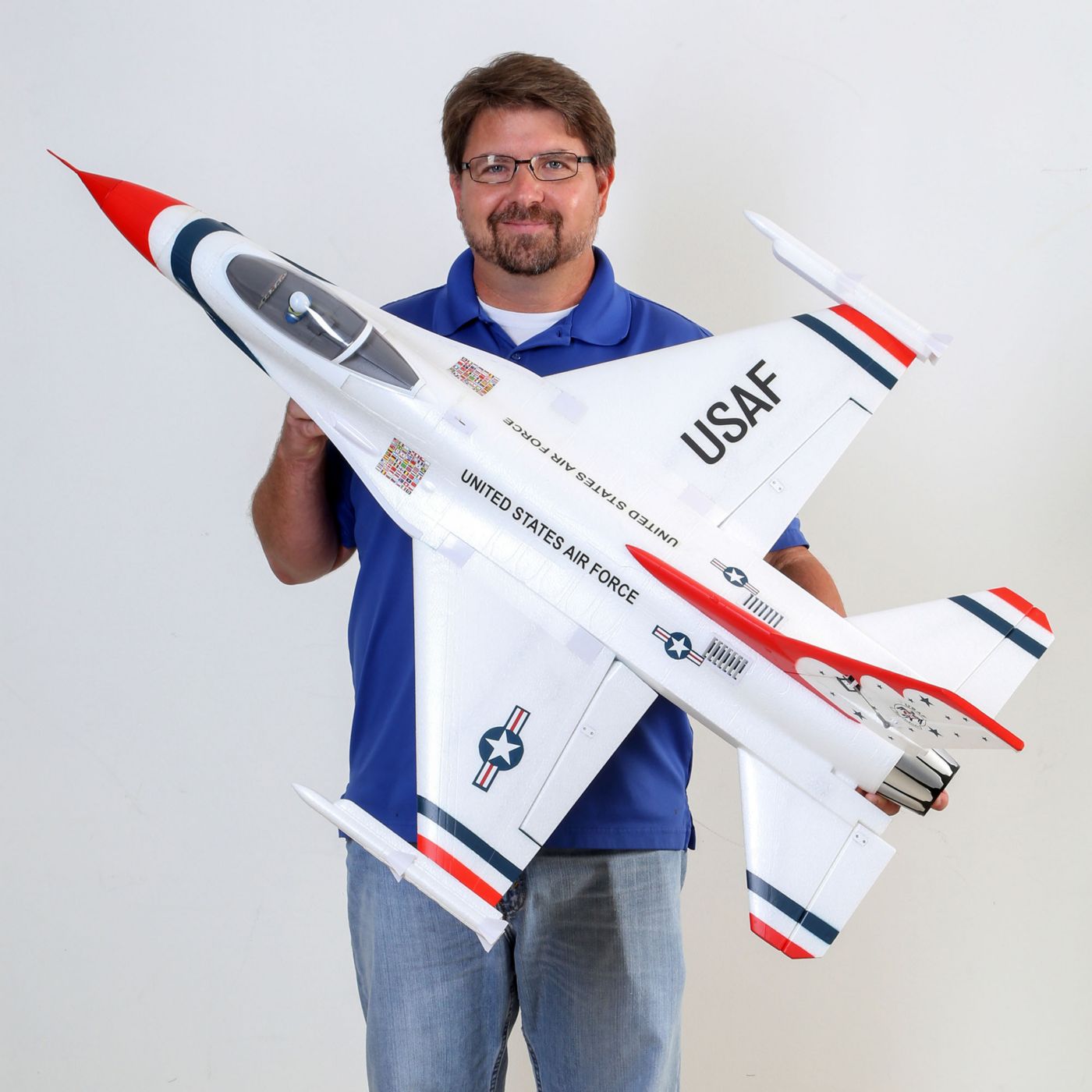 E-Flite F-16 70mm EDF - NEW Thunderbird Themed Jet | Flite Test