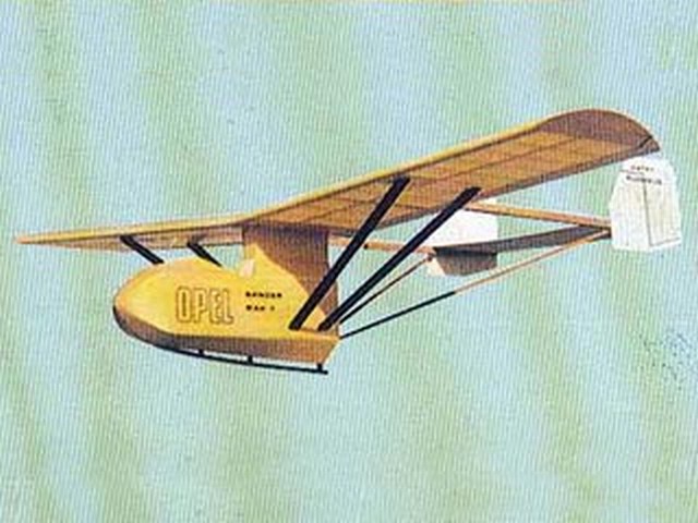 Opel RAK 1. : A foamboard vintge rocketplane! | Flite Test