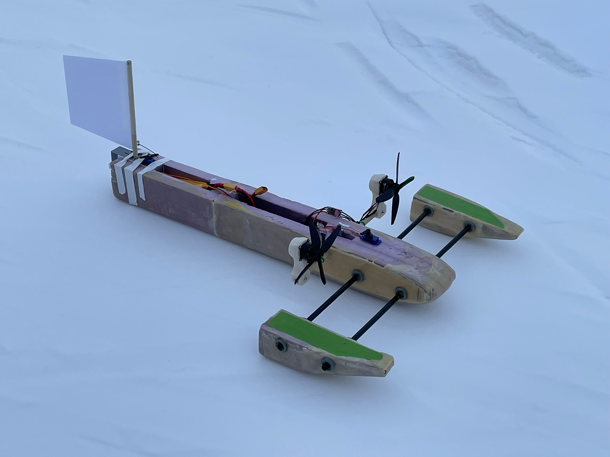 DIY Snow Skimmer: Pod Racer | Flite Test