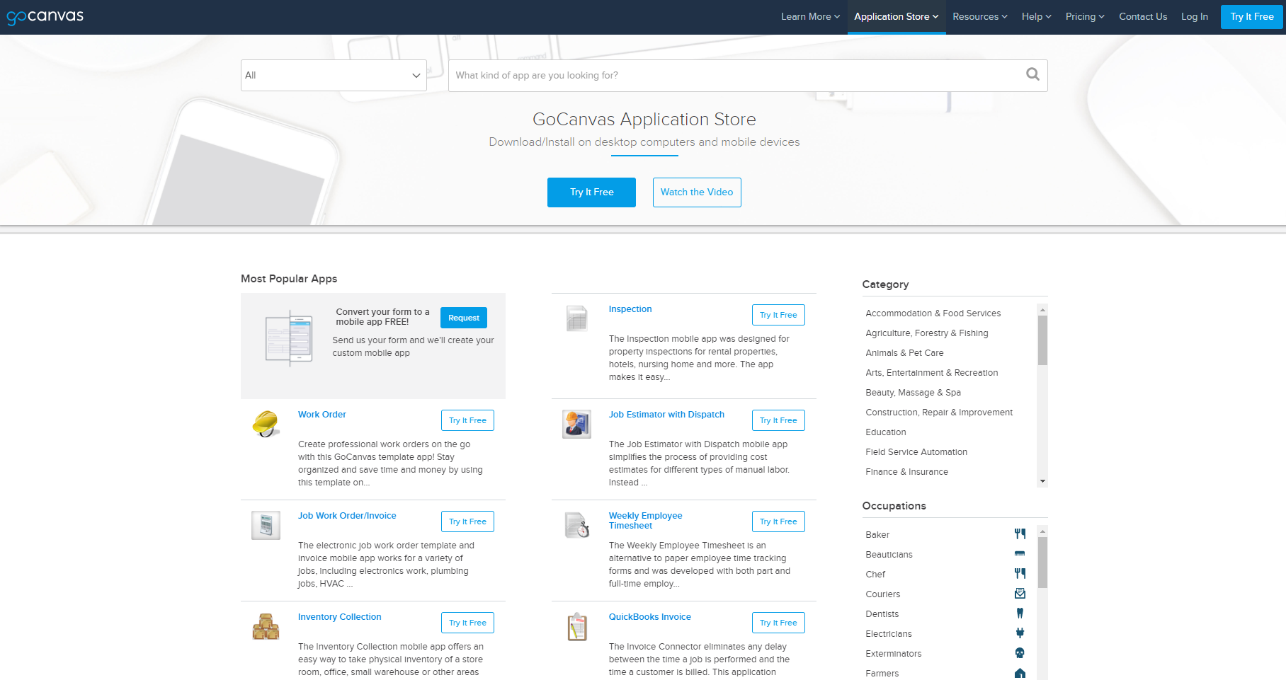 GoCanvas: precios, funciones y opiniones | GetApp