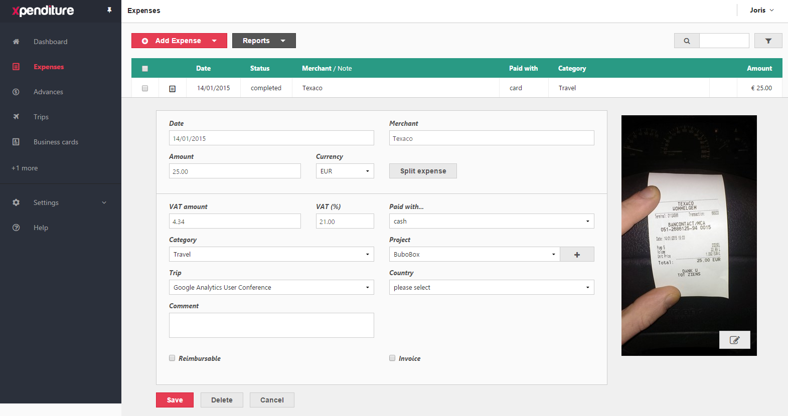 Xpenditure - Prix, fonctionnalités et avis | GetApp.fr
