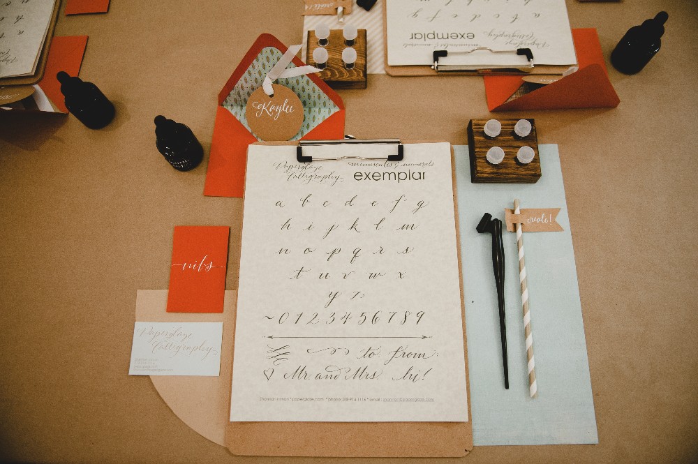 5 Things I Learned in Calligraphy Class - Arkansas Bride