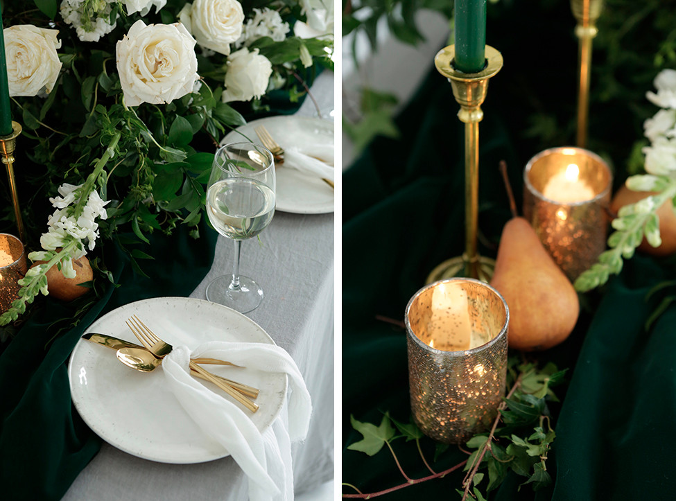 Hidden Gems: "Emerald" Tablescape by Natalie Scott Events - Arkansas Bride