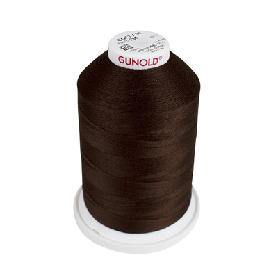 brown thread embroidery