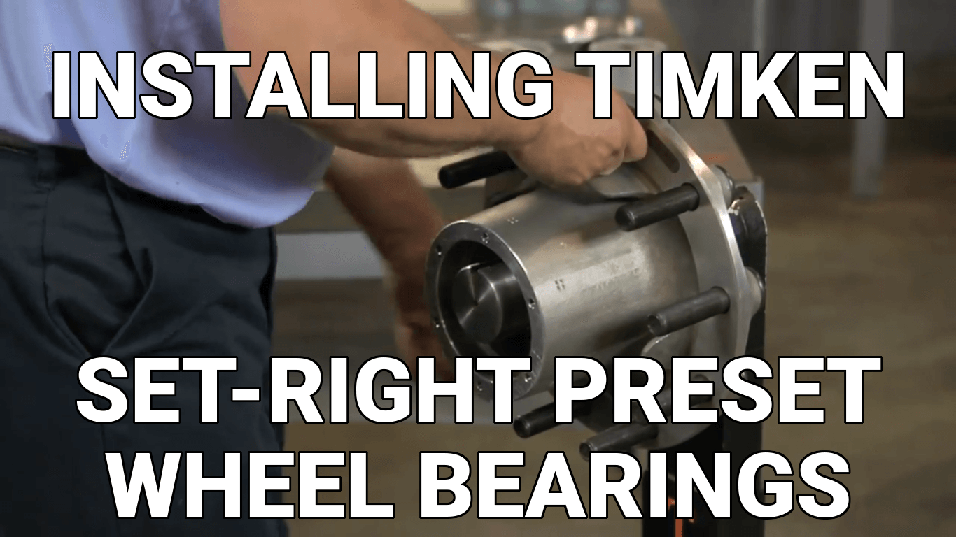 Installing a Timken Set-Right Preset Bearing - Know Your Parts