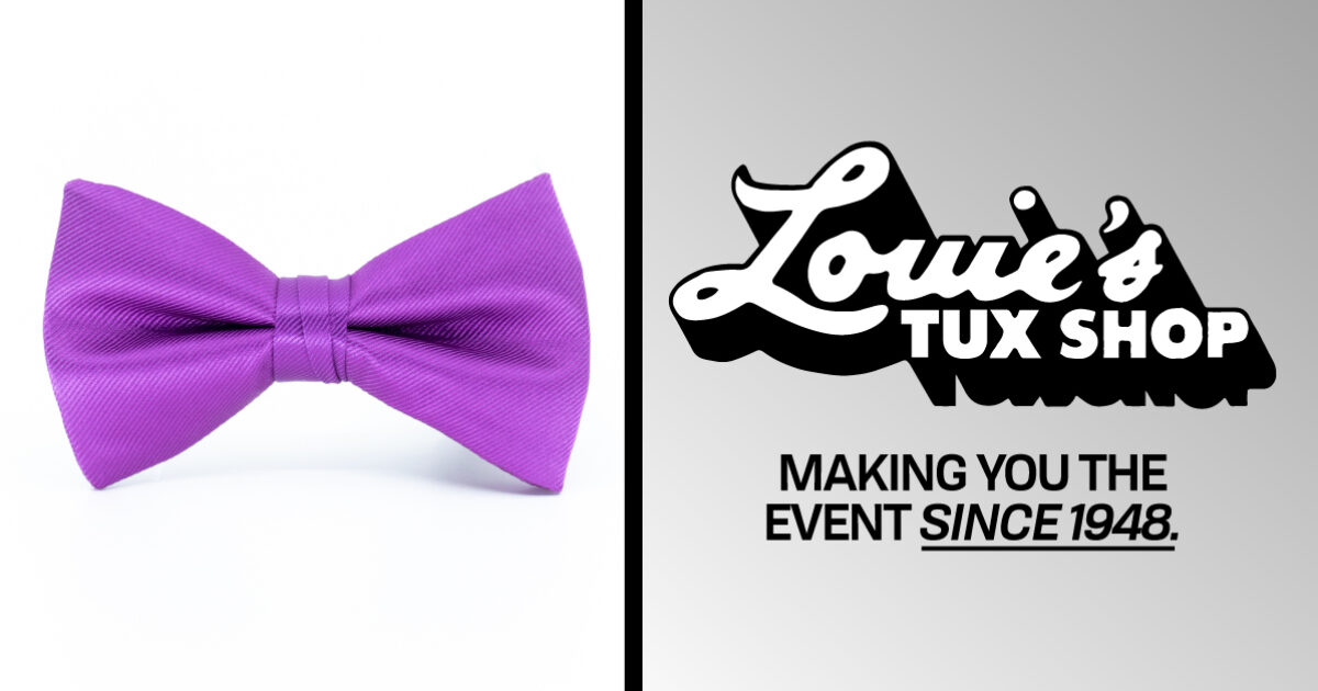 Louie's Tux Shop | Cassis Bow Tie