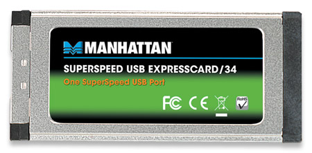 Manhattan Products - SuperSpeed USB ExpressCard/34 (151016)