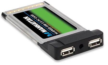Manhattan Products - Hi-Speed USB PC Card (516167)