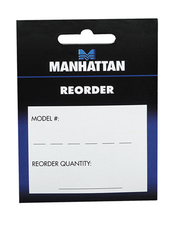 Manhattan Products - Inventory Reorder Card (800655)