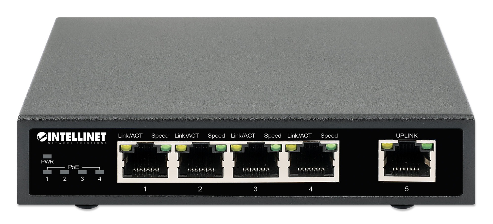 Intellinet 5-Port Gigabit Ethernet PoE+ Switch (561839)