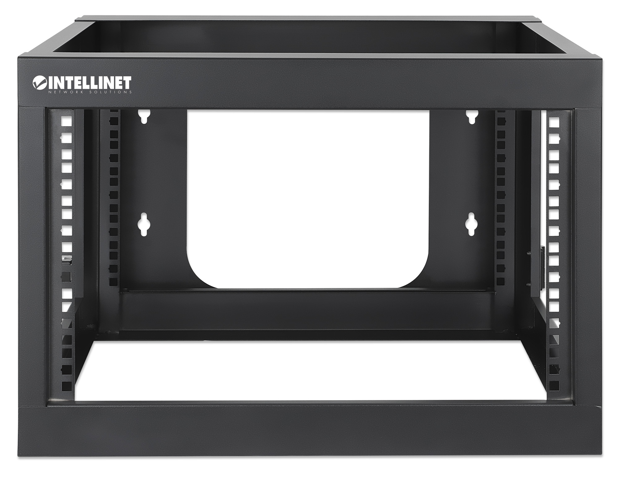 Intellinet 19" Wall Mount 4-Post Open Frame Network Rack, 6U (716031)