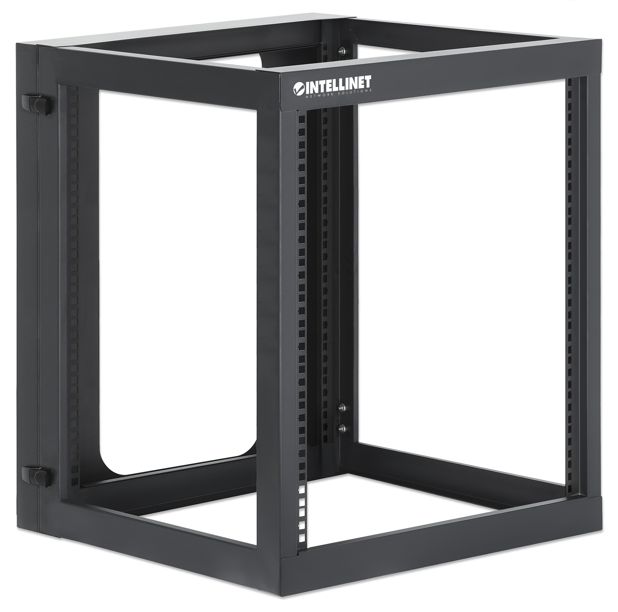 Intellinet 19" Wall Mount 4-Post Open Frame Network Rack, 12U (716055)