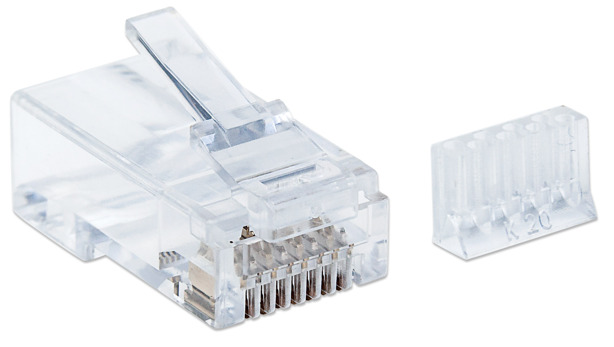Intellinet 90-Pack Cat6 RJ45 Modular Plugs Pro Line (790611)