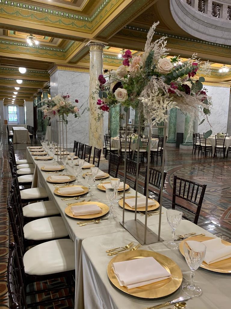 Camden Steel Narrow Stand | Mutton Party and Tent Rental