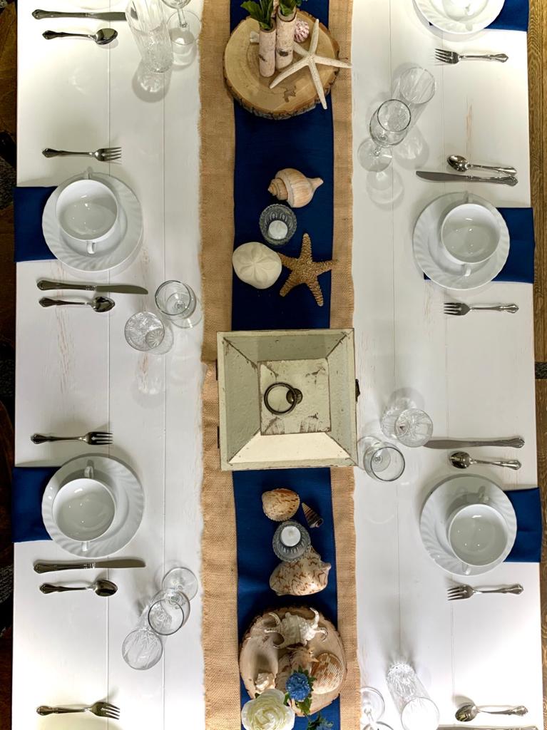 White Wash Farm Table | Mutton Party and Tent Rental