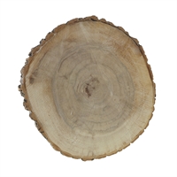 Nora Poplar Wood Base 11” - 13” | Mutton Party and Tent Rental