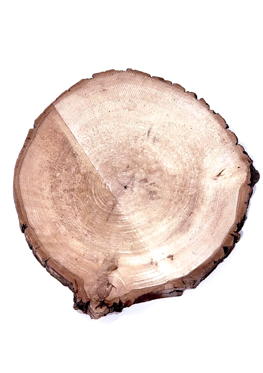 Nora Poplar Wood Base 11” - 13” | Mutton Party and Tent Rental