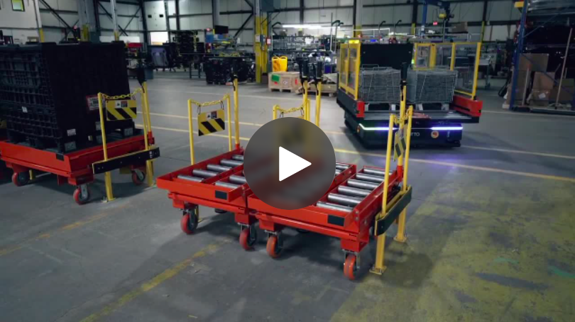 Autonomously Transport Payloads Between Stands and Push Carts With…